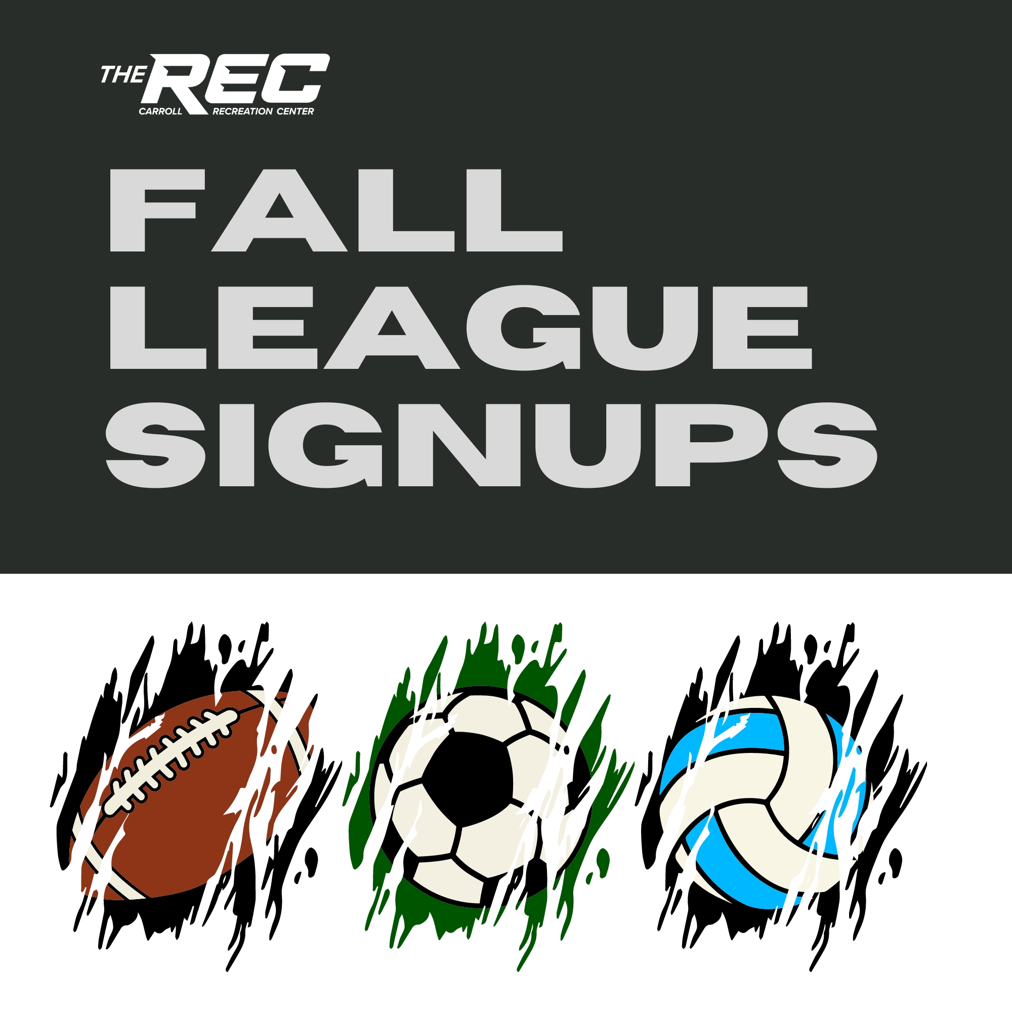 2023 Fall League Registration - City Of Carroll, Iowa | Official ...