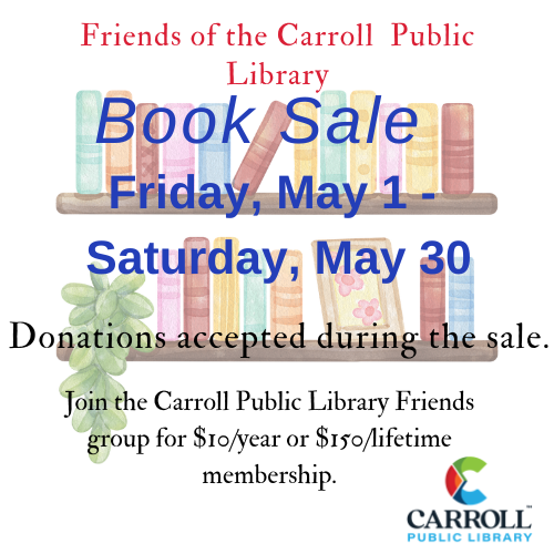 Friends of the Library Book Sale - City Of Carroll, Iowa | Official ...