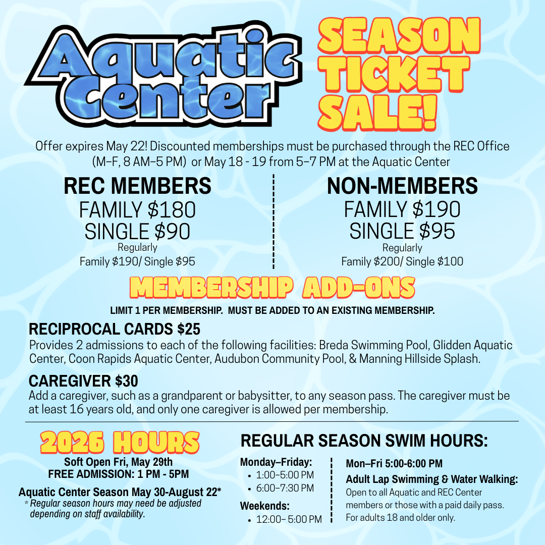 The Rec - City Of Carroll, Iowa | Official Website | City Of Carroll ...